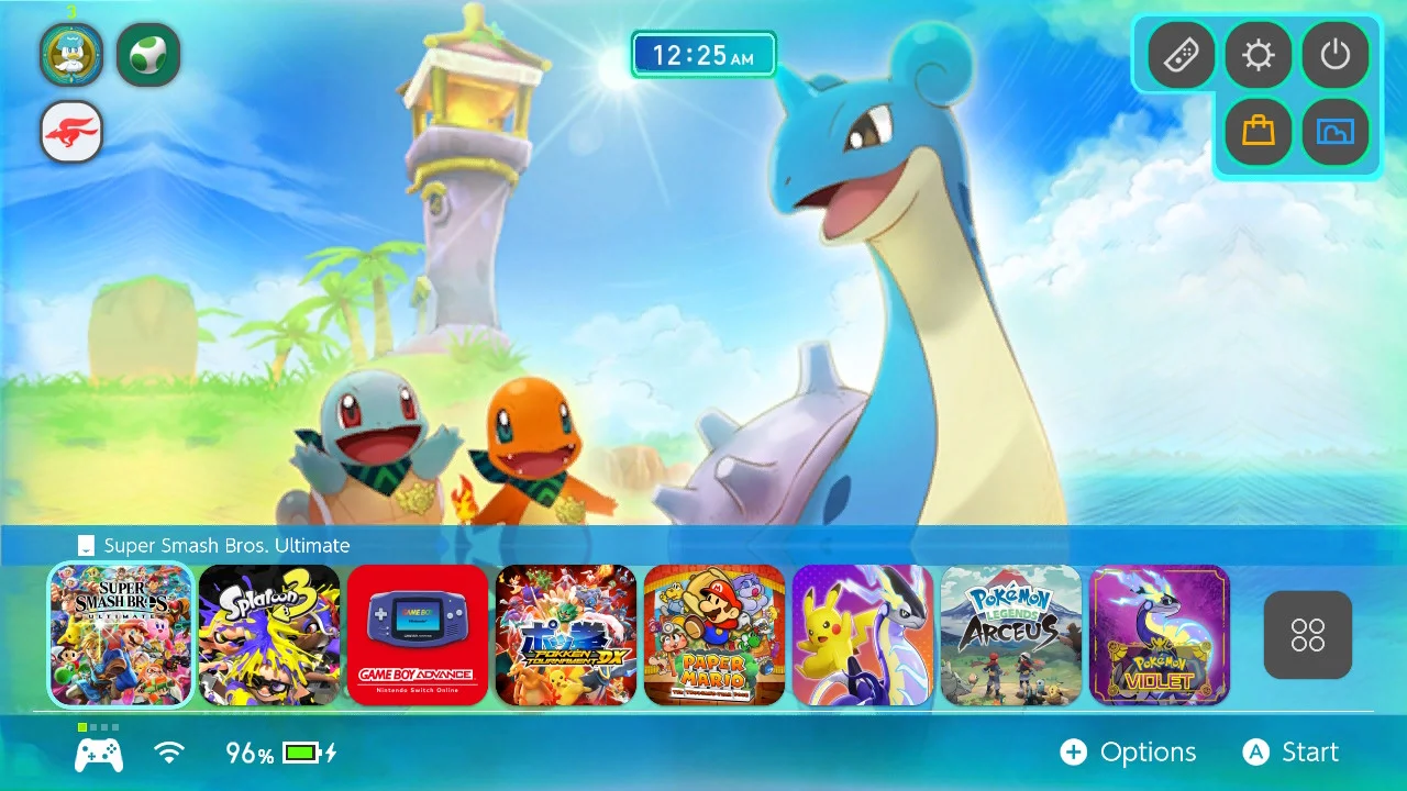 Pokemon Super Mystery Dungeon - Lapras | Home Menu | Switch Themes | Themezer