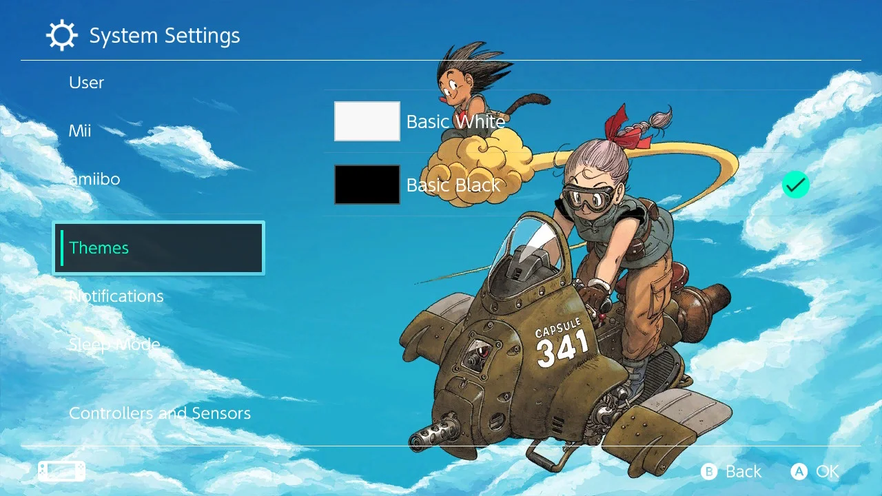 goku bulma settings | Settings | Switch Themes | Themezer