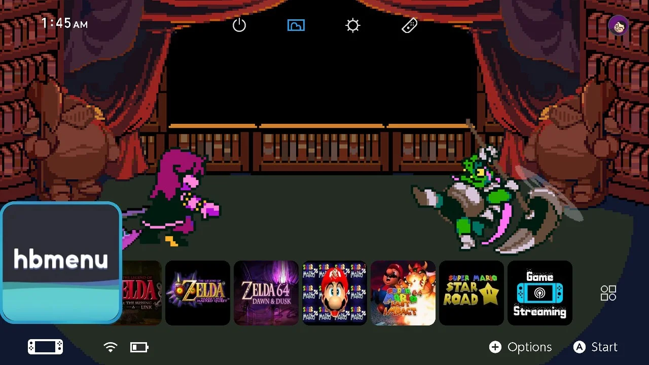 Gerson from Deltarune Home Menu | Home Menu | Switch Themes | Themezer
