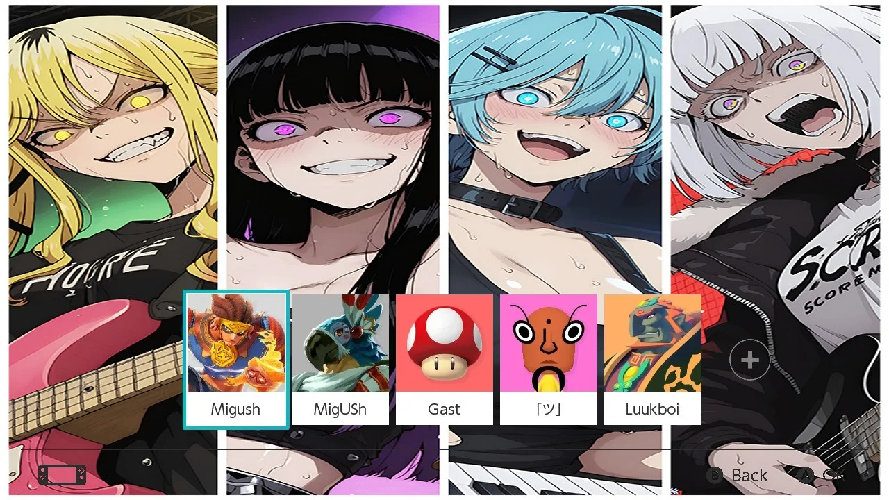 Rock Lady-Player Selection | Player Selection | Switch Themes | Themezer