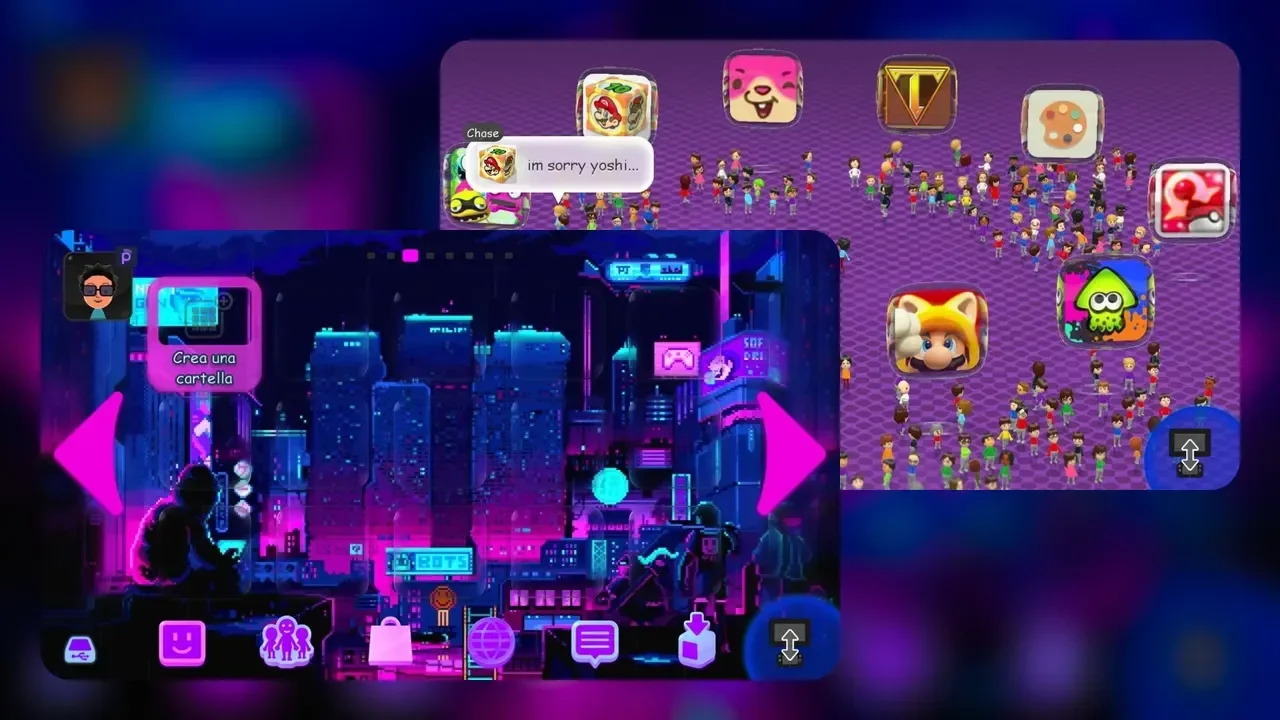 Neon Cyberpunk City | Wii U Themes | Themezer