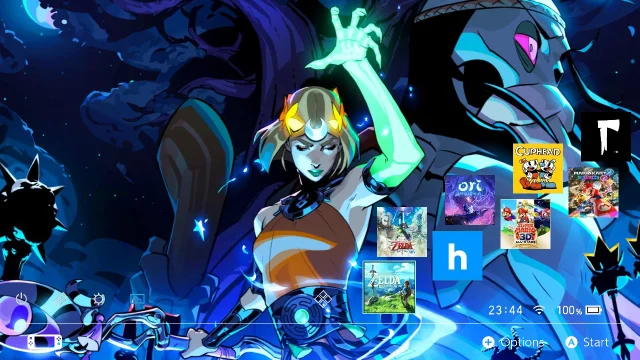Hades 2 Home menu | Home Menu | Switch Themes | Themezer