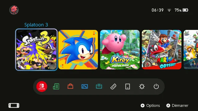 Switch 2 - Dark | Home Menu | Switch Themes | Themezer