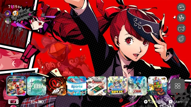 Kasumi home menu | Home Menu | Switch Themes | Themezer