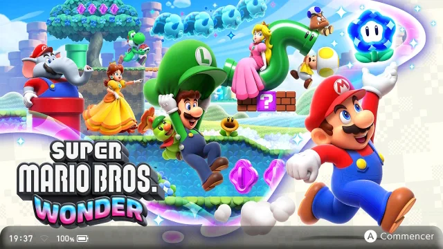 Super Mario Bros. Wonder - Lock 2 | Lockscreen | Switch Themes | Themezer