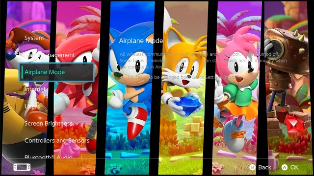Sonic Superstars Settings | Settings | Switch Themes | Themezer