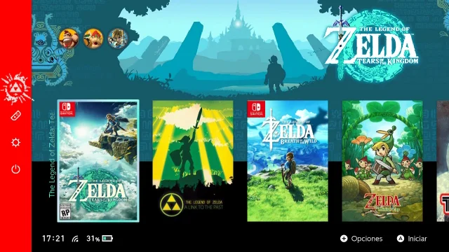 Tears of The Kingdom Animated Landscape Vertical | Switch Packs | Themezer