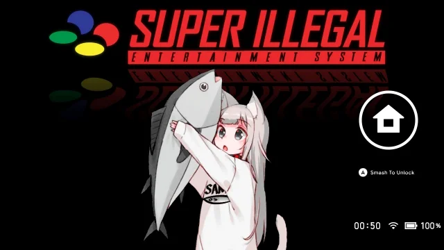 Super Illegal Entertainment System | Lockscreen | Switch Themes | Themezer