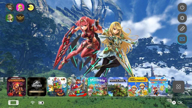 Home Menu Pyra & Mythra | Home Menu | Switch Themes | Themezer