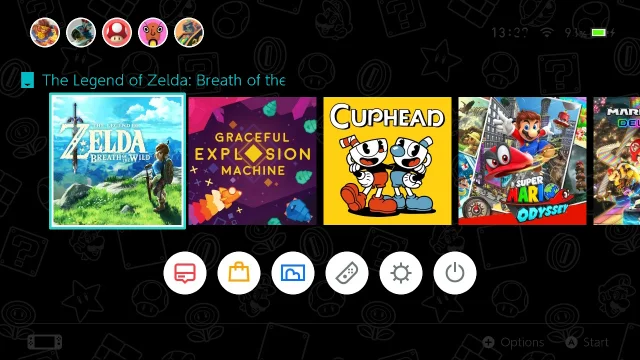 Dark Theme | Home Menu | Switch Themes | Themezer