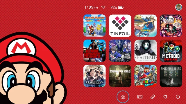 Mario Big Head Home Menu Right Aligned Rounded *Update* | Home Menu ...
