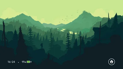 Green Forest | Lockscreen | Switch Themes | Themezer