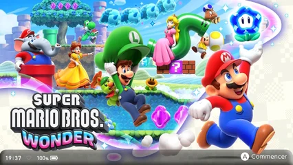Super Mario Bros. Wonder - Lock 2 | Lockscreen | Switch Themes | Themezer