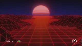 Red Synthwave | Lockscreen | Switch Themes | Themezer