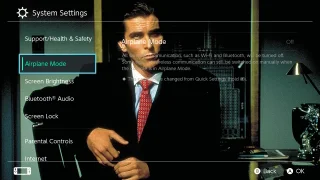Patrick Bateman Settings Applet | Settings | Switch Themes | Themezer